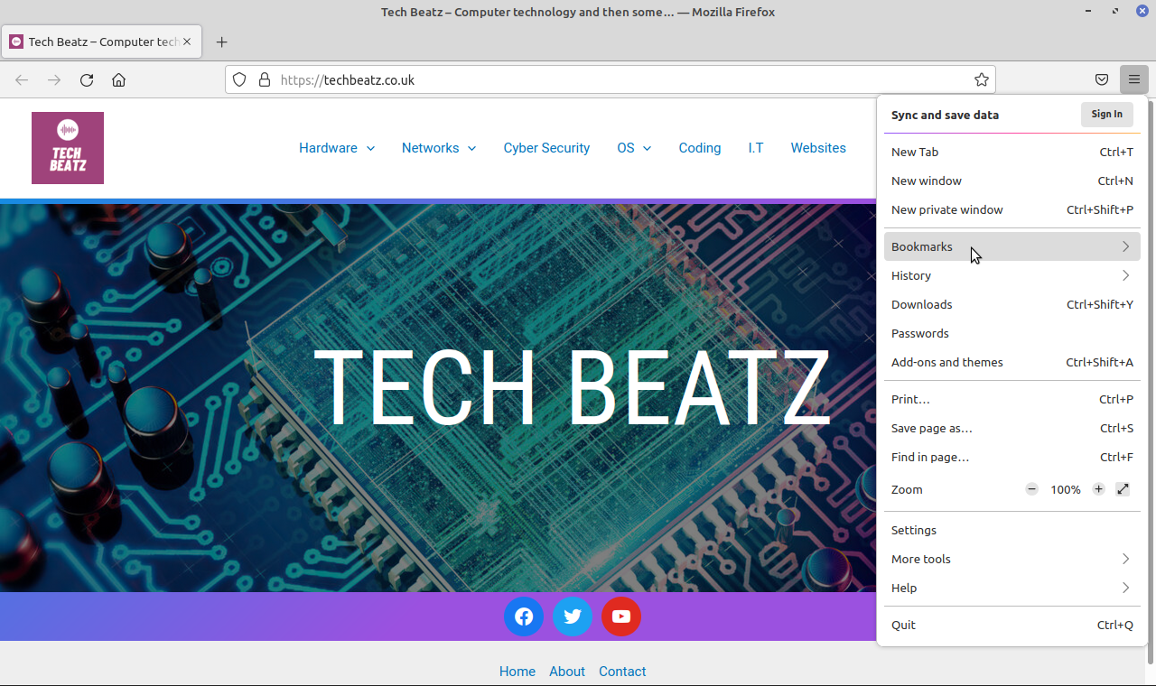 Backup [web browser] Bookmarks - Tech Beatz